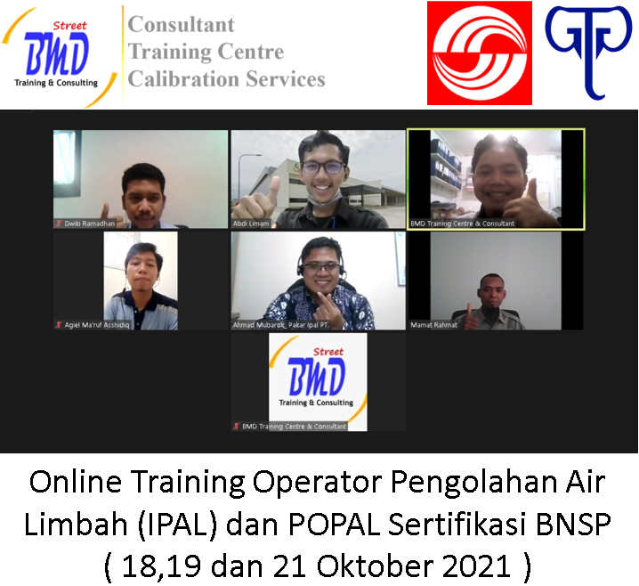 Training Penanggung Jawab Operasional Pengolahan Air Limbah